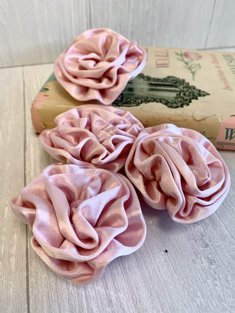 Pink Silk Flowers - Farm Charm Couture